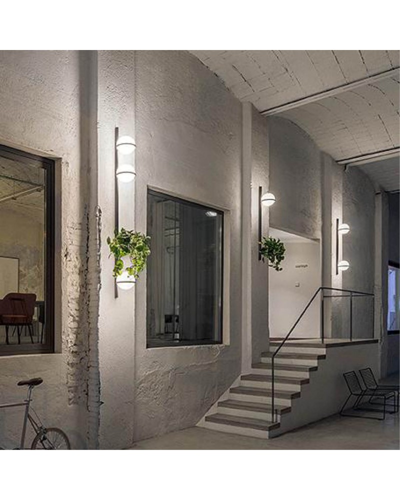 APPLIQUE MURALE VIBIA PALMA GRAPHITE