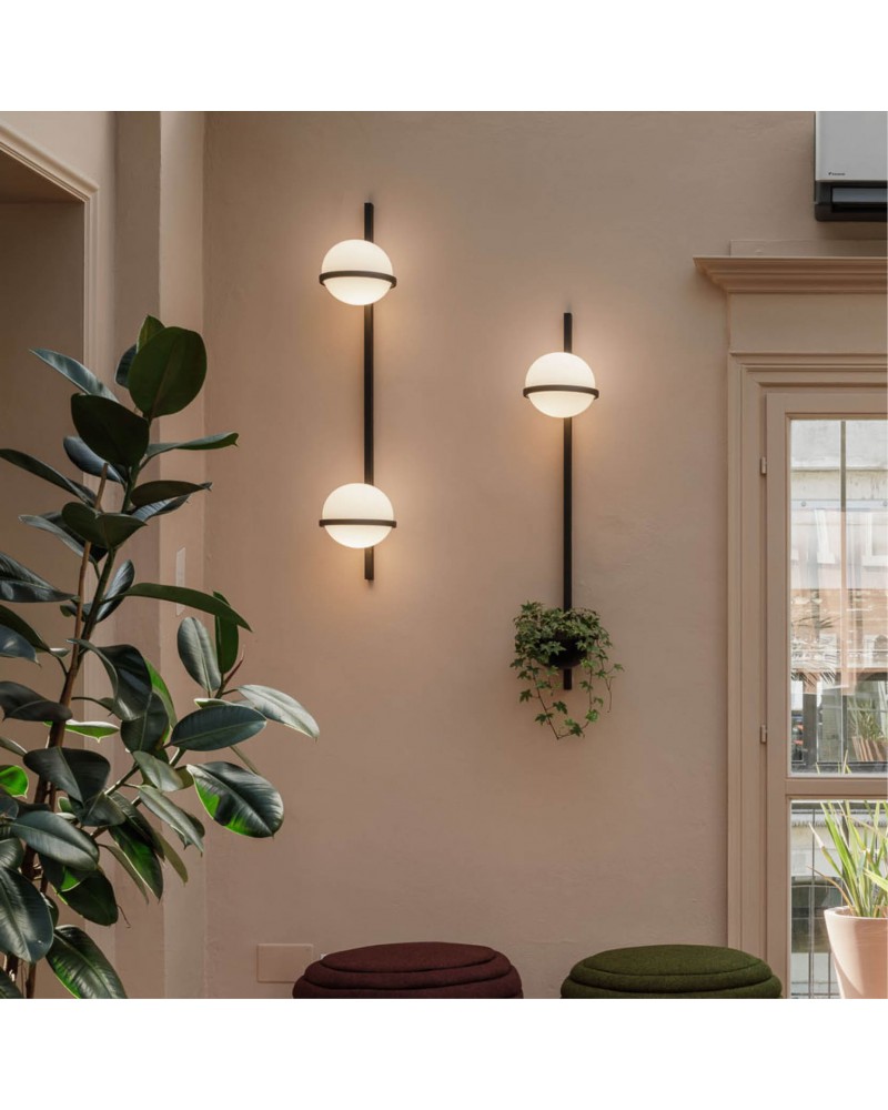 APPLIQUE MURALE VIBIA PALMA GRAPHITE