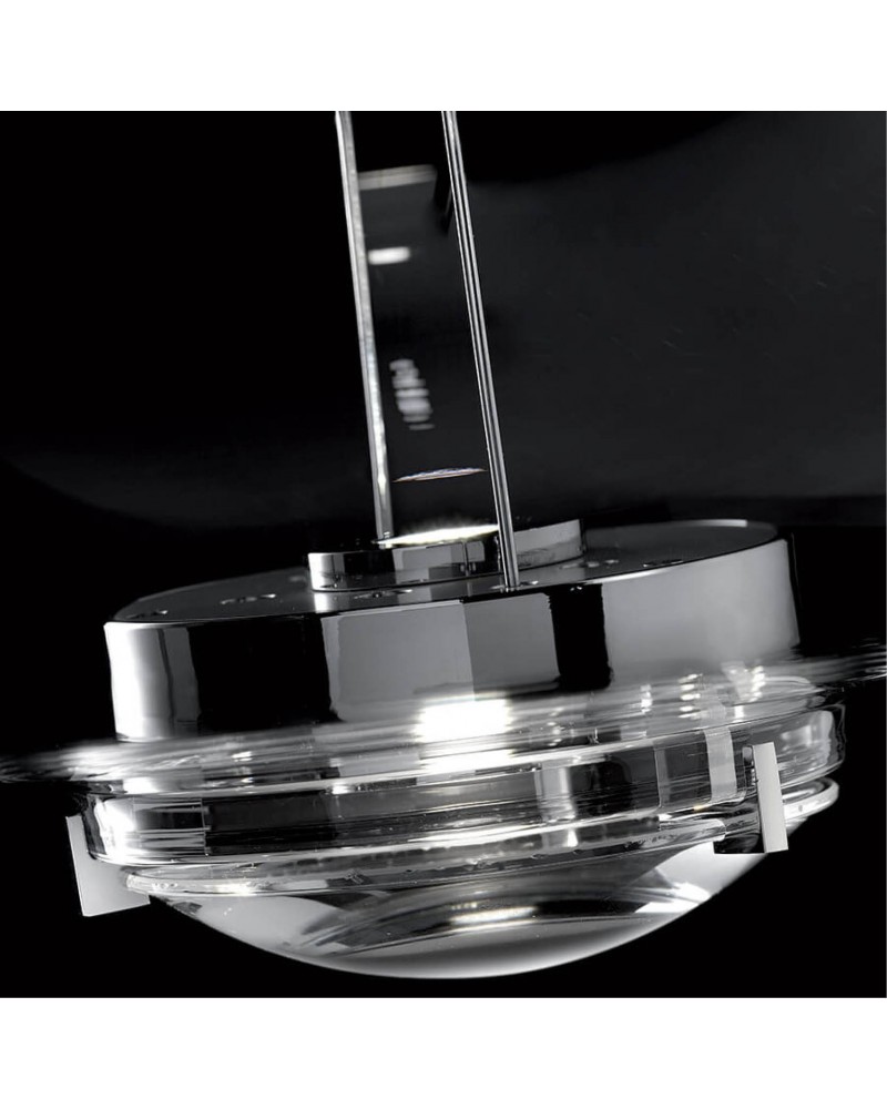 SUSPENSION LODES | SKY-FALL Medium Fumée Brillant - SCENEO L'art de la lumière