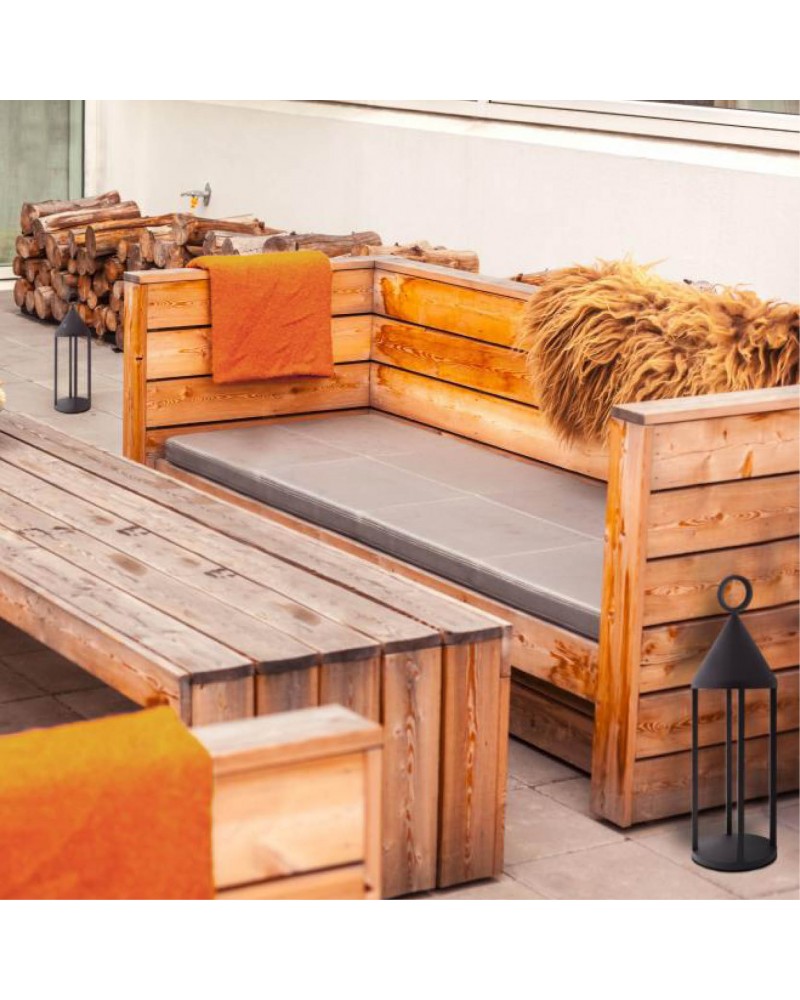 INDIGO LIGHTING LAMPE RECHARGEABLE LIKI ANTHRACITE