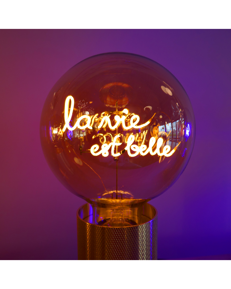 MITB ELEMENTS LIGHTING | Lampe à poser La vie est belle - SCENEO