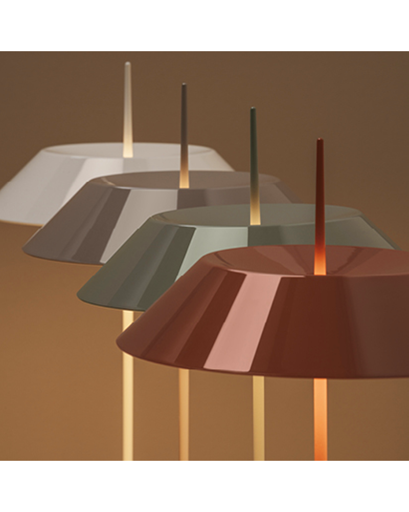 VIBIA | Lampe rechargeable Mayfair Mini Terra Red - SCENEO