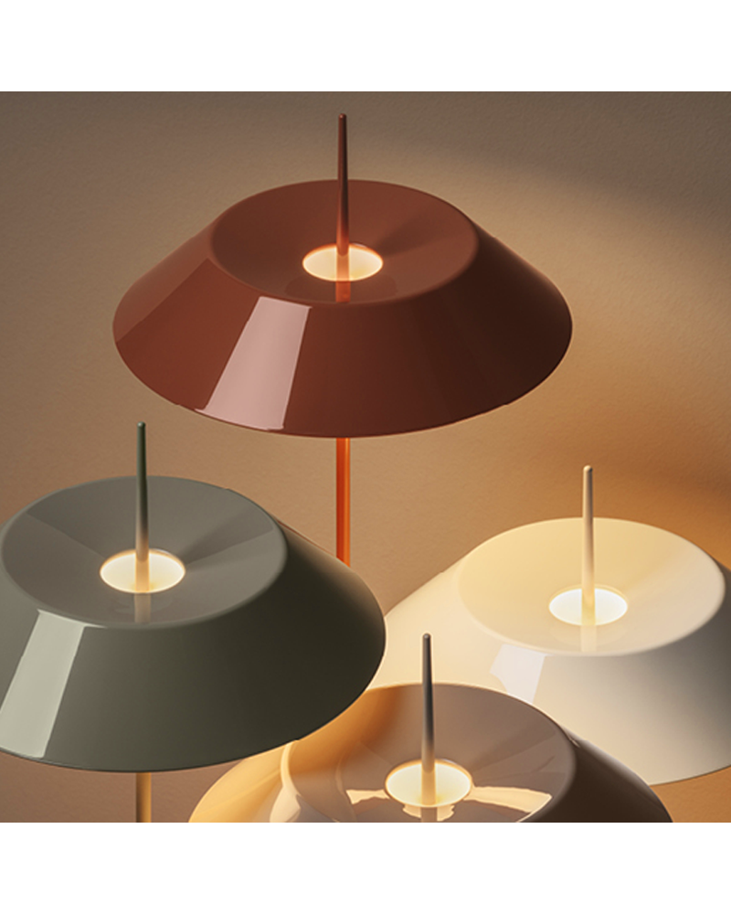 VIBIA | Lampe rechargeable Mayfair Mini Terra Red - SCENEO
