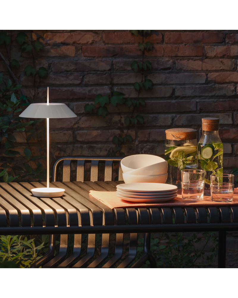 VIBIA | Lampe rechargeable Mayfair Mini Warm White - SCENEO