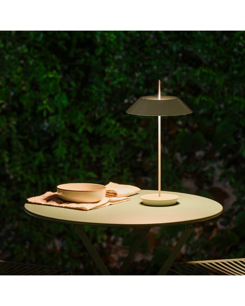 VIBIA | Lampe rechargeable Mayfair Mini Green - SCENEO