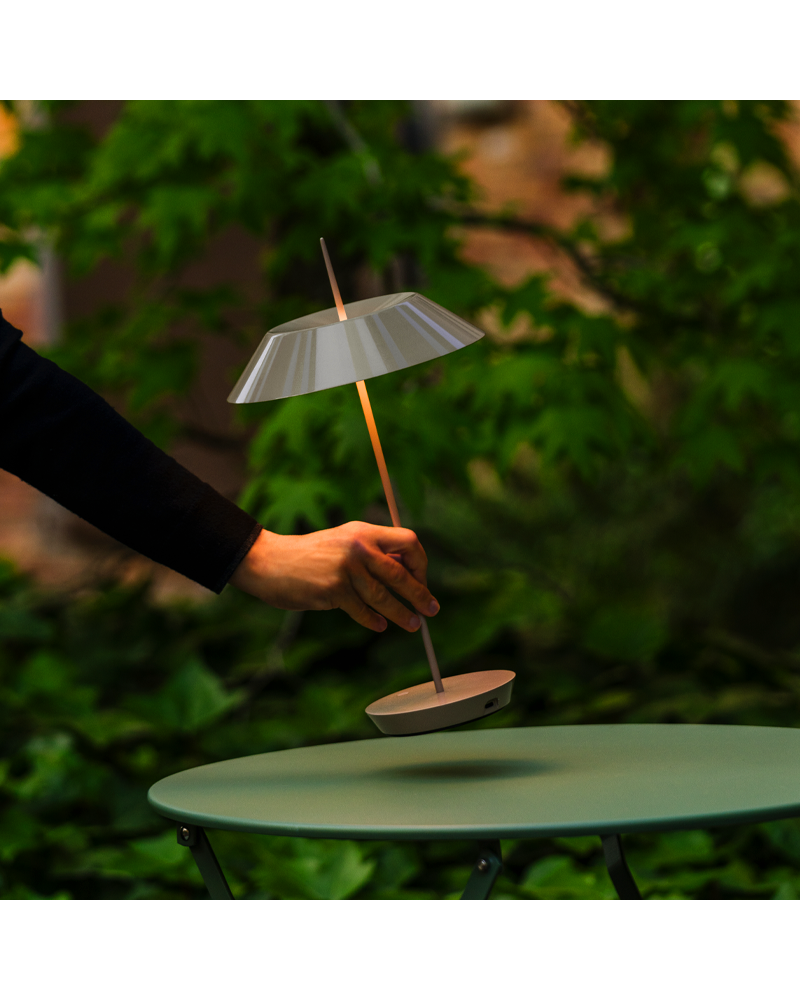 VIBIA | Lampe rechargeable Mayfair Mini Green - SCENEO