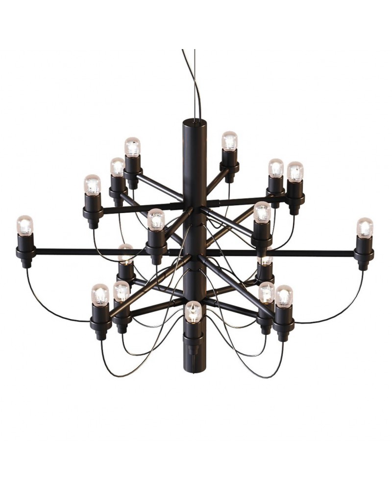 FLOS - Suspension 2097/18 NOIR MAT | Sceneo - L'art de la lumière