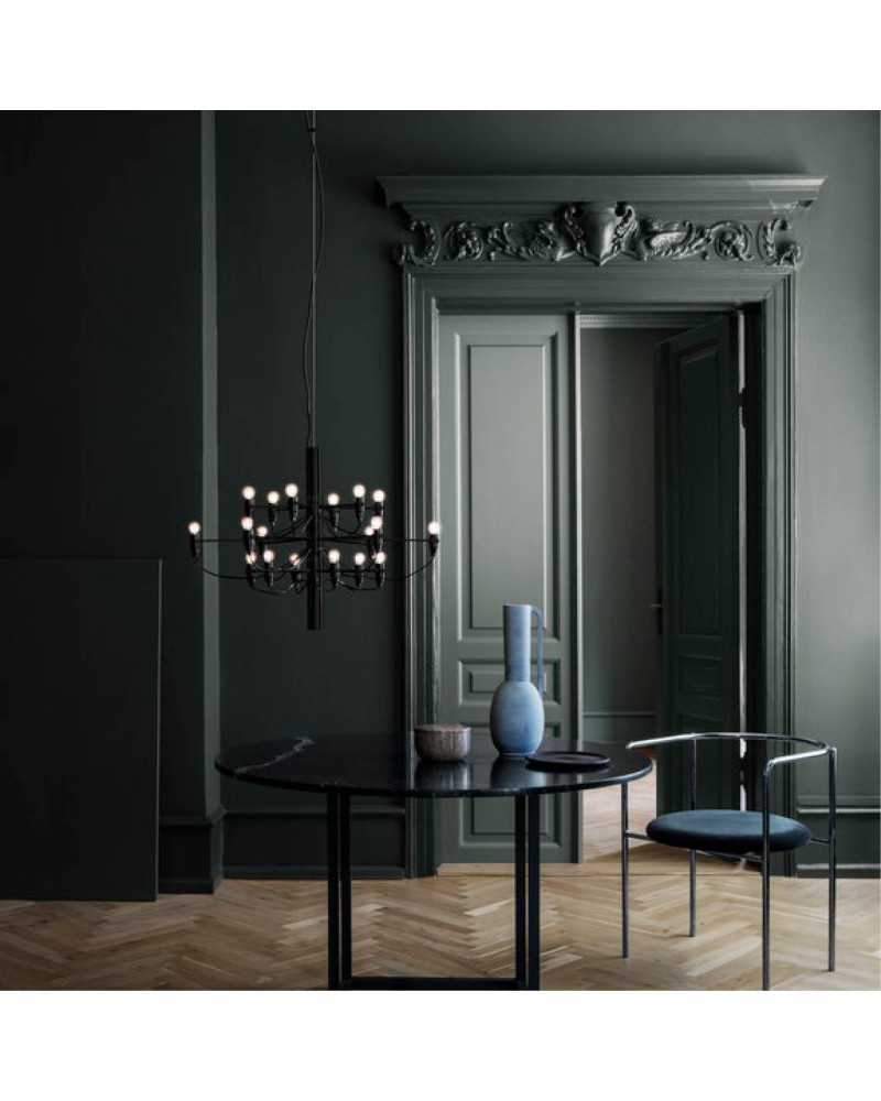 FLOS - Suspension 2097/18 NOIR MAT | Sceneo - L'art de la lumière